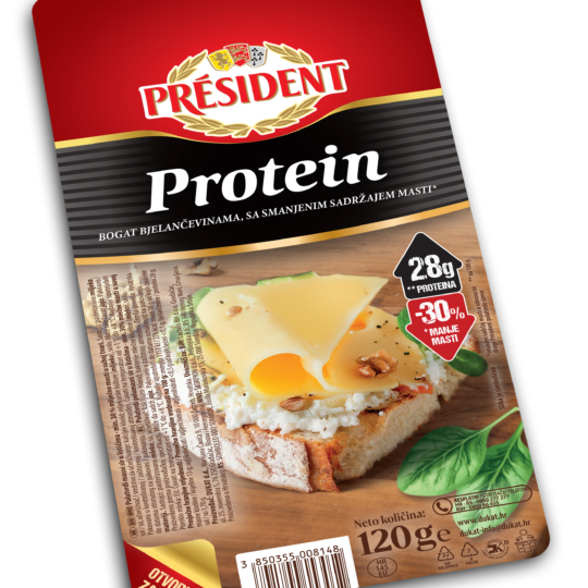 President Protein sir slice, 120g - Président